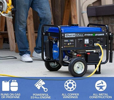 Best Portable Propane Generator for home emergency, camping or a job site